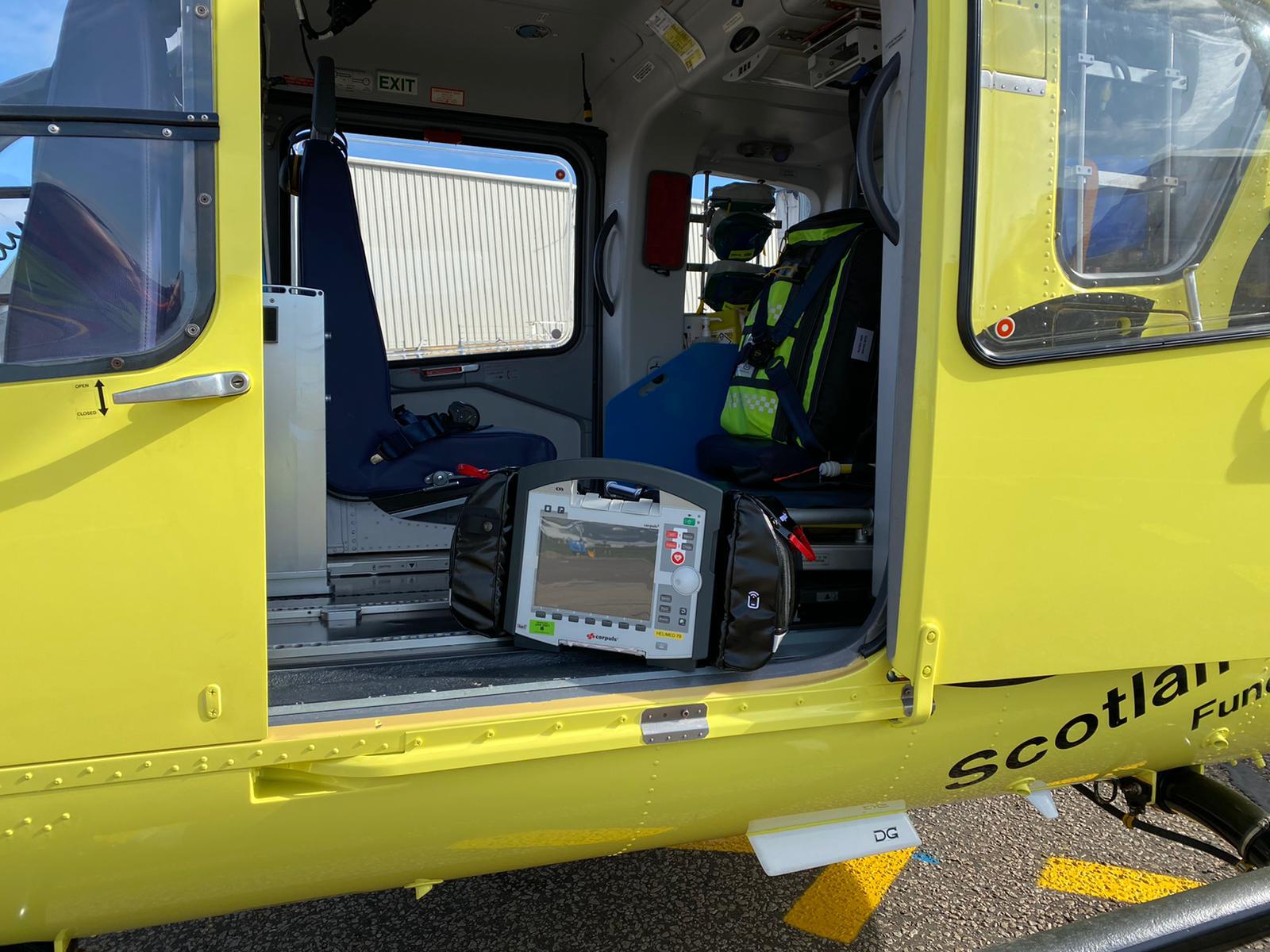 Help from above with the launch of HeliMed79 in Scotland – ready for ...